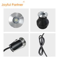 China RGB LED Underground Light 3 watts DC24V Beam Angle 30Degree IP67 Mini Size with Anti-Glare Design for sale