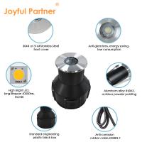 China RGB LED Underground Light 3 watts DC24V Beam Angle 30Degree IP67 Mini Size with Anti-Glare Design for sale