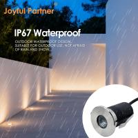 China RGB LED Underground Light 3 watts DC24V Beam Angle 30Degree IP67 Mini Size with Anti-Glare Design for sale