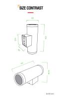 China Cree COB 10W Wall light Modern Style Lighting Aluminum Housing Led Outdoor Wall Light Fixtures for sale