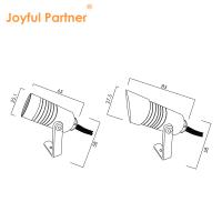 China Outdoor Garden Spot Light 1W IP65 DC24V Warm White Garden Lighting For Trees Walls for sale