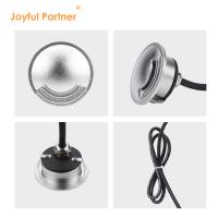 China LED Buried Deck Light DC24V Stainless Steel 1/2 /4 Side View 3W Casting Aluminum Housing for sale