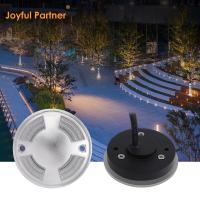 China Water Proof Side Step Light DC24V 3W DIA70MM Recessed Warm White One Two Four Side View for sale