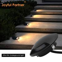 China Side Emitting Recessed Inground Light Round Low Voltage 1W 3000k IP67 Die Cast Aluminum for sale