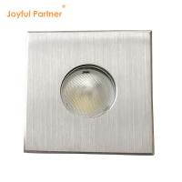 China Recessed Underground Light Waterproof 3000K 55*55MM 24V DC IP67  SS316L Square Shape With Frosted Glass for sale