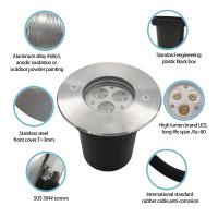China Underground LED Parking Light 3W 6W 9W COB LED Garden Lights Outdoor With Stainless Steel Trim for sale