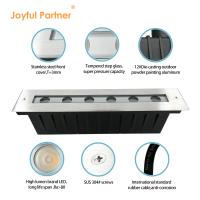 China Linear LED Inground up Light 12W DMX512 Stainless Steel Front Cover Floor Recessed for sale