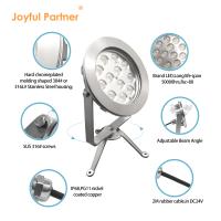 China LED Underwater Spot Light CE ROHS Certification DC24V IP68 Factory Supply 12X1W LED Single Color DC 24V Low Voltage for sale