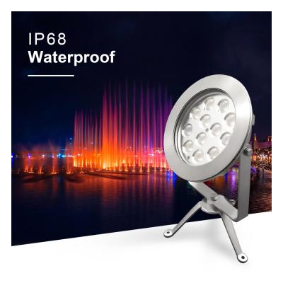 China LED Underwater Spot Light CE ROHS Certification DC24V IP68 Factory Supply 12X1W LED Single Color DC 24V Low Voltage for sale