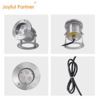China Underwater LED Lights 3x3W RGB 3in1 Stainless Steel 316SS IP68 12V-24V Low Voltage Spotlight for Landscape Application for sale
