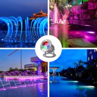 China Underwater LED Lights 3x3W RGB 3in1 Stainless Steel 316SS IP68 12V-24V Low Voltage Spotlight for Landscape Application for sale