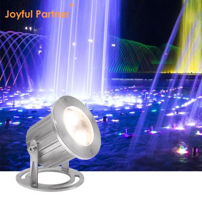 China Underwater LED Lights 3x3W RGB 3in1 Stainless Steel 316SS IP68 12V-24V Low Voltage Spotlight for Landscape Application for sale