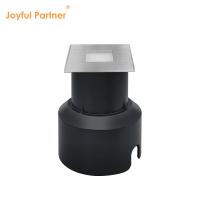 China LED Underground Lights 3W Square Shape 304 or 316 Stainless Steel 45*45MM Frame Aluminium Die Cast Body for sale