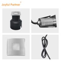 China 3W LED Square Recessed Inground Light 304 or 316 Stainless Steel Size 45*45MM Aluminium Housing for sale
