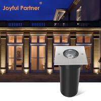 China Joyful Partner Deck Step Garden Lights Low Voltage 12 24V 6W CREE COB Warm White Square for sale