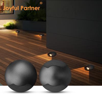 China Side View Underground Lamp 12V-24V DC IP67 Aluminum Housing DIA60MM One Two Side-way for sale