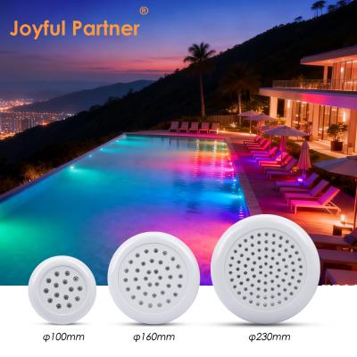 China DC12V 25W Led Pool Lights RGB Color Changing Resin Filled With Tuya App Remote Control for sale