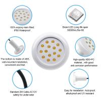 China AC12V Swimming Pool Light RGB Underwater 6W SMD5050 PC Housing Decor with 18 Keys Remote for sale