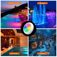 China Pool Led Swimming RGB IP68 Waterproof Fully Glued DC12V 25W UV Resistant With Remote Control for sale