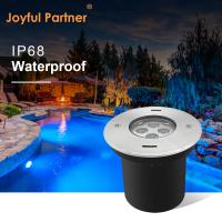 China Underwater Recessed Light 316 Stainless Steel Face Marine-Grade Material With 110MM Diameter for sale
