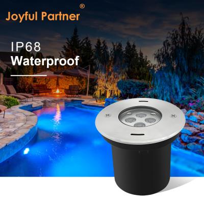 China Underwater Recessed Light 316 Stainless Steel Face Marine-Grade Material With 110MM Diameter for sale