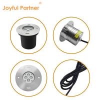 China Underwater Recessed Light 316 Stainless Steel Face Marine-Grade Material With 110MM Diameter for sale