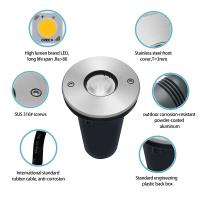 China LED In-Ground Lights Anti-Glare 1W 24V DC Warm White 3000K With Honeycomb Design for sale