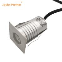 China Inground Led Light Beam Angle 8 Degree DC24V 3W 3000K 50*50MM With IP67 Aluminum Body for sale