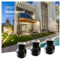 China Inground Led Light Beam Angle 8 Degree DC24V 3W 3000K 50*50MM With IP67 Aluminum Body for sale