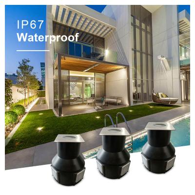 China Inground Led Light Beam Angle 8 Degree DC24V 3W 3000K 50*50MM With IP67 Aluminum Body for sale