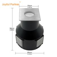 China LED In-Ground Lights 3W RGB 3In1 DC24V Beam Angle 60 Degree Aluminum Housing Waterproof for sale