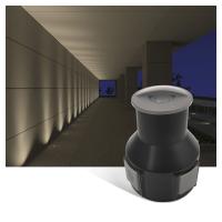 China LED Underground Light Semi Shading DC24V DIA55MM 3W 3000K IP67 For Garden Pathway Application for sale