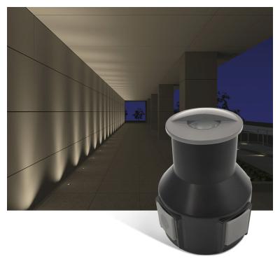 China LED Underground Light Semi Shading DC24V DIA55MM 3W 3000K IP67 For Garden Pathway Application for sale