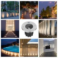 China Adjustable Beam Angle LED Underground Light  Deep Anti-glare Recessed 4000K DIA95MM 3W CREE SMD 3535 for sale