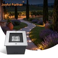 China Square Inground Deck Uplight 125*125MM ADC12 Die-Casting Aluminum Housing High SMD LED With Deep Anti-glare Design for sale