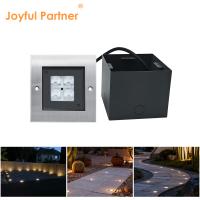China Square LED Underground Lights 24V 8W 3000K 316 Stainless Steel Faceplate With ABS Sleeve for sale