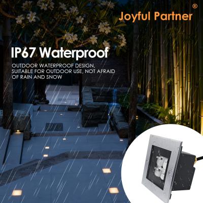 China Advanced Square LED Underground Lights 24V 8W 316 Stainless Steel With 2 Year Replacement Warranty for sale