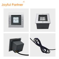 China Advanced Square LED Underground Lights 24V 8W 316 Stainless Steel With 2 Year Replacement Warranty for sale