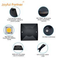 China Sided Emitting Inground Lights 1W 3W 100*100MM Pure Aluminum Material DC24V For Garden Park for sale