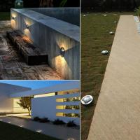 China Side Emitting Inground Light Stainless Steel Cover 10W OSRAM SMD DIA 172MM With ABS Mouting Sleeves for sale