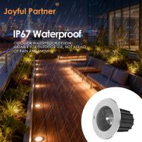 China Drive-Over Waterproof LED Inground Light 316L Stainless Steel Adjustable Beam DIA95MM 3W CREE SMD for sale
