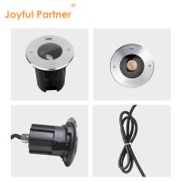 China Drive-Over Waterproof LED Inground Light 316L Stainless Steel Adjustable Beam DIA95MM 3W CREE SMD for sale