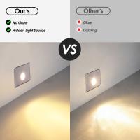 China Outdoor Recessed LED Wall Light 3W 3000K White Aluminum for Garden & Patio for sale