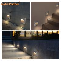 China Recessed LED Wall Light 160*160MM Osram SMD2835 Powder Coating Finish AC100-240V For Staircase for sale