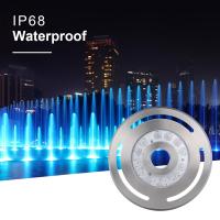 China LED Fountain Light 316L Stainless Steel Temperd Glass DC12V24V 12x3W RGB3in1 LED CRI85 for sale