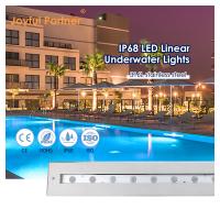 China Underwater Linear Light DC12V 316 Stainless Steel DMX 512 RGB 12W 24W 628MM Length For Waterfall for sale