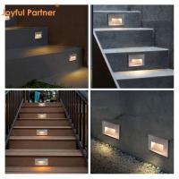 China LED Recessed Wall Light SMD3528 AC100-240V Casting Aluminum Material With PVC Mounting Sleeve for sale