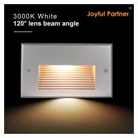 China LED Recessed Wall Light SMD3528 AC100-240V Casting Aluminum Material With PVC Mounting Sleeve for sale