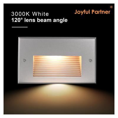 China LED Recessed Wall Light SMD3528 AC100-240V Casting Aluminum Material With PVC Mounting Sleeve for sale