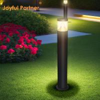 China LED Bollard Light AC220V DC24V Cylindrical Shape Bridgelux LED 3000K DIA108MM Premium Aluminum For Lawn Pathway for sale